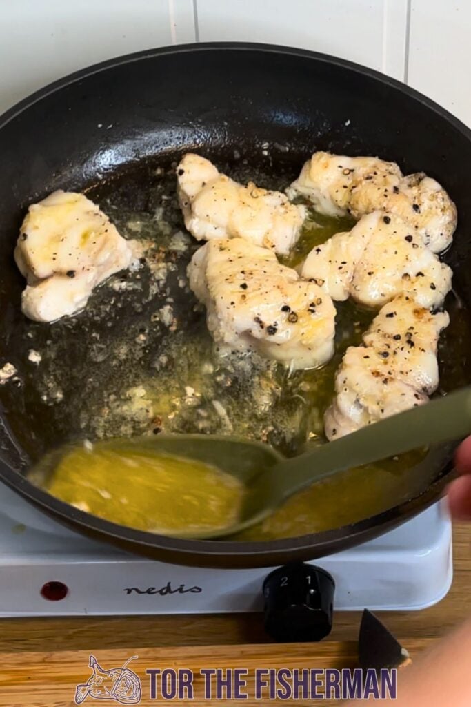 “Poor Man’s Lobster”: Fried Monkfish with Herb Butter Sauce | Tor the ...