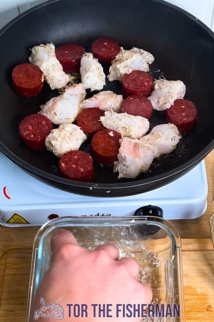 Fried Monkfish & Chorizo – My New Favorite Dish | Tor the Fisherman
