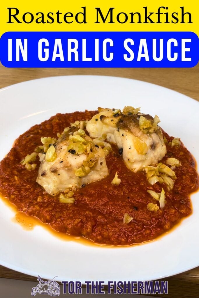 Gourmet Delight: Roasted Monkfish Bathed in Tomato Garlic Bliss | Tor ...